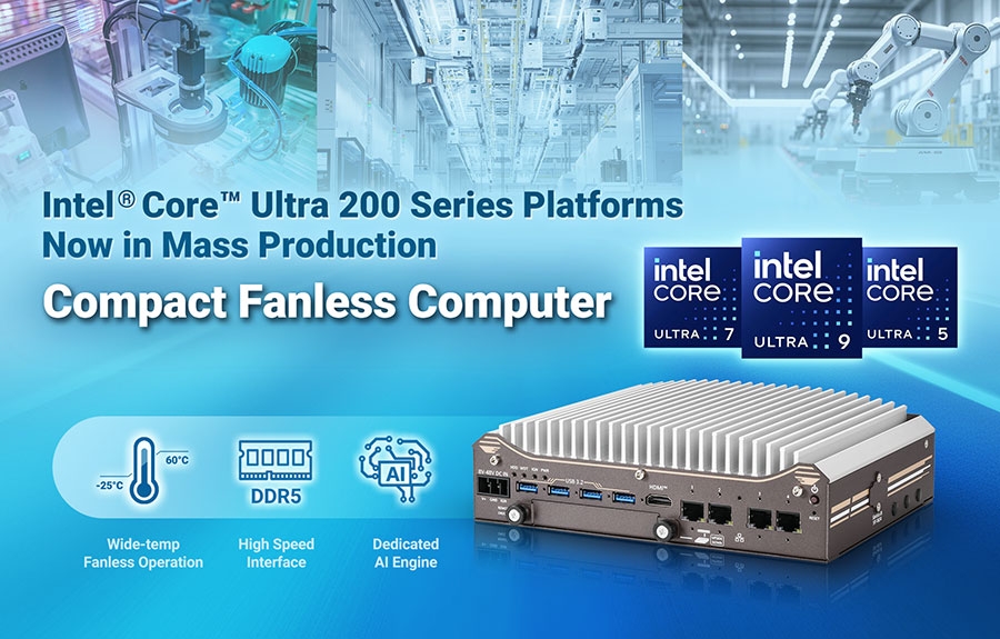 Neousys Technology Launches Intel® Core™ Ultra 200S Compact Fanless Computer Nuvo-11531 Series ...
