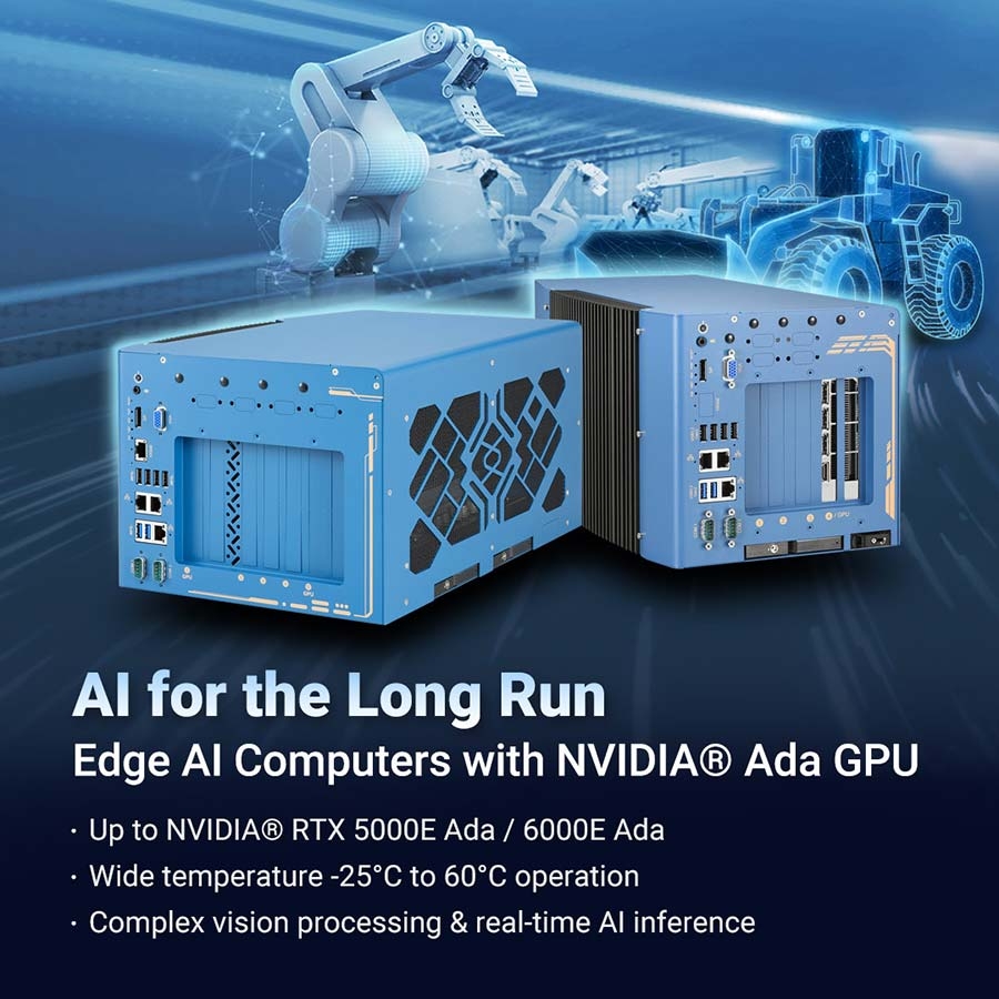 Neousys Edge AI Computer Now Supports Dual NVIDIA Long-Life RTX Ada ...